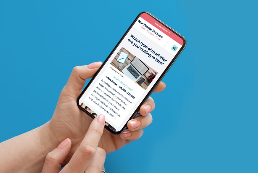 Your People Partners - Recruitment Website Design By Melt